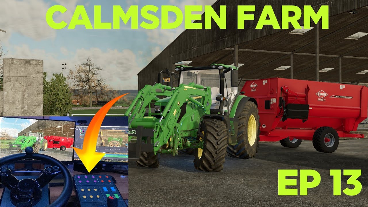 NEW SAITEK SIDE PANEL ON CALMSDEN FARM! | Episode 13 | Farming ...