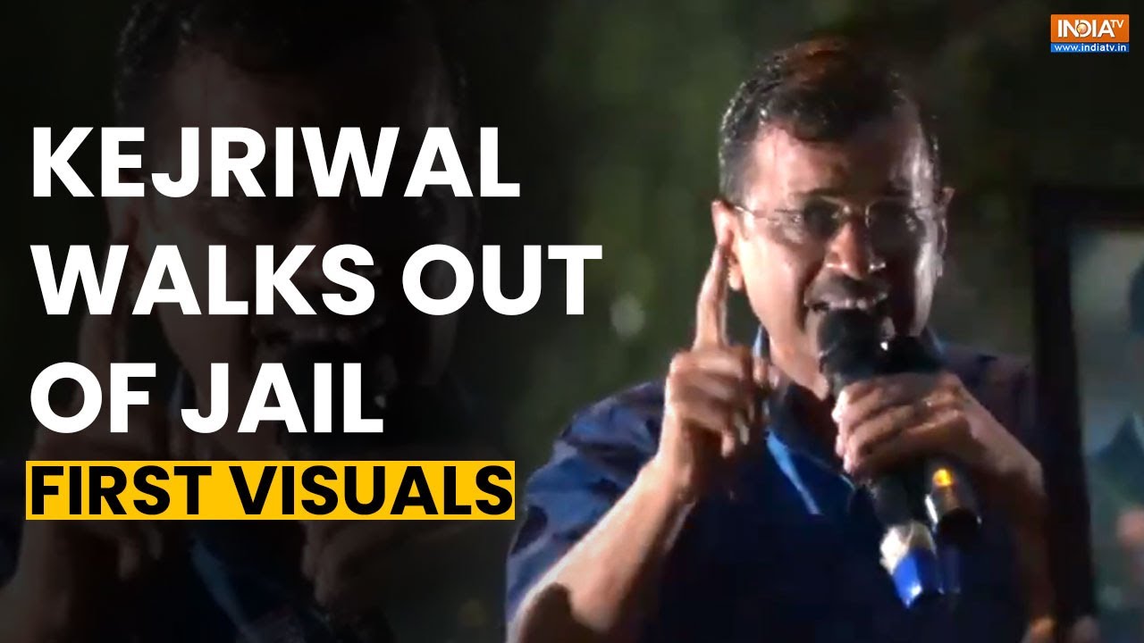 Arvind Kejriwal's first video after his release from Tihar jail, AAP ...