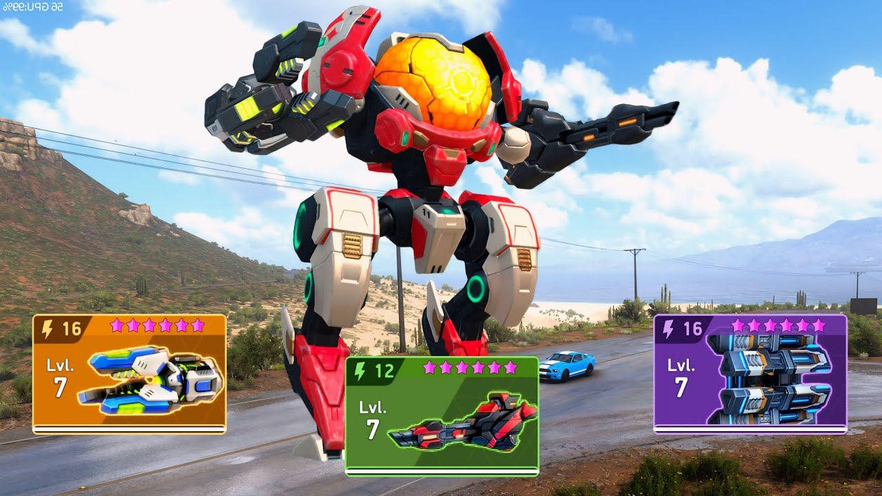 NEW Solis & Longarm 12 Graviton Beam 16 Helix Rack 16 - Mech Arena ...