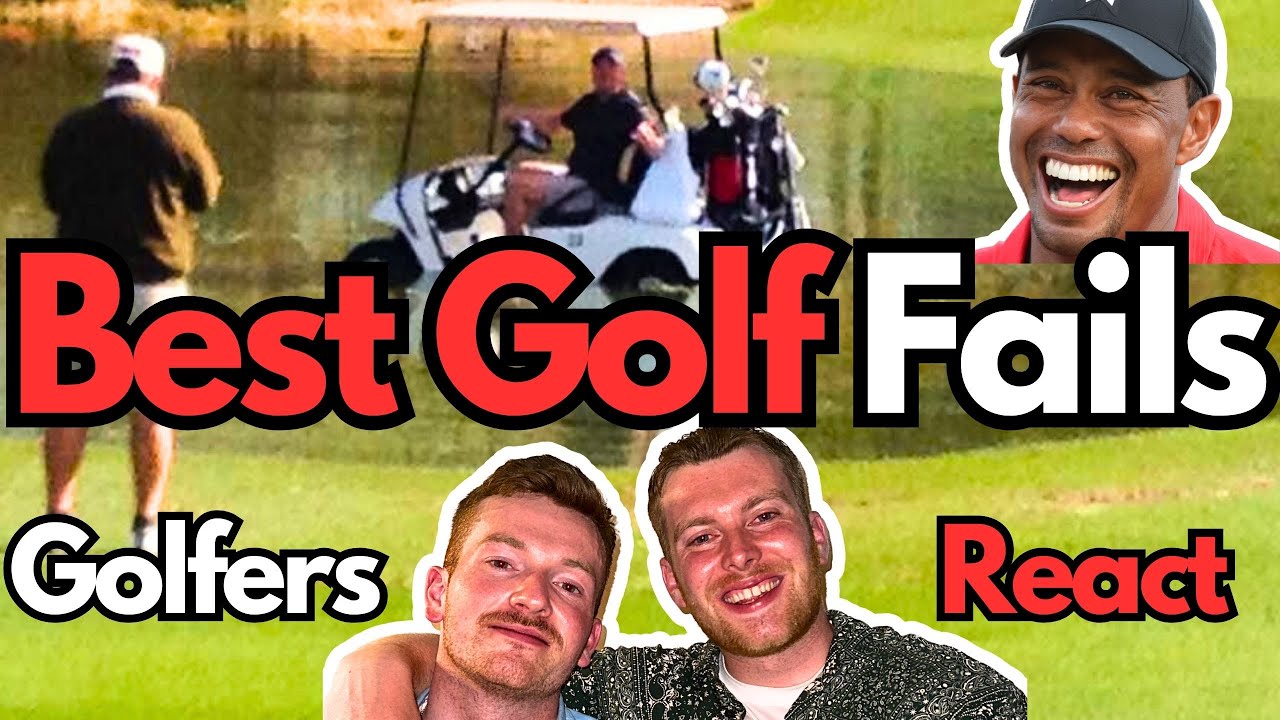 Golfers REACT to Biggest GOLF FAILS EVER - YouTube
