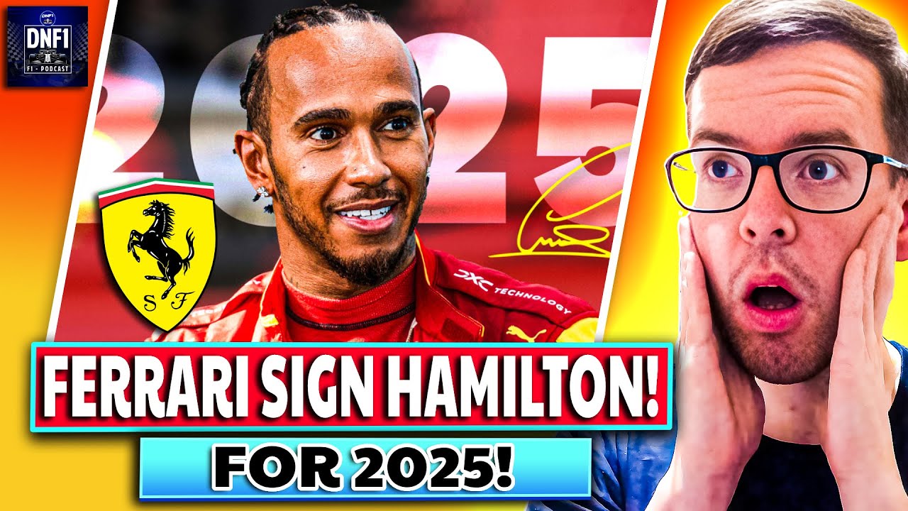 LEWIS HAMILTON SIGNS FOR FERRARI! | DNF1 Podcast - YouTube