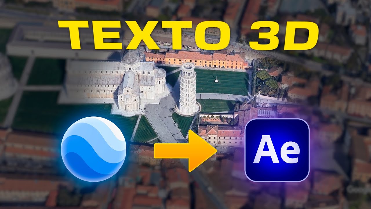 Anima MAPAS 3D con TEXTOS con Google Earth Studio y After Effects - YouTube