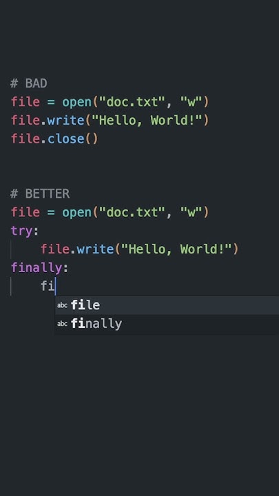 Are You Handling Files Wrong In Python Python Learnprogramming Coding Pyhton Youtube
