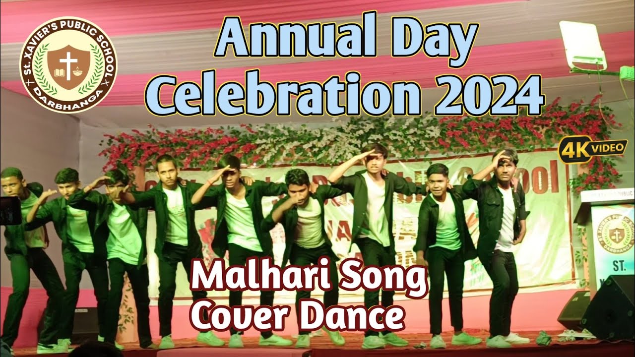 Malhari Song || Dance Cover || Annual Day Celebration 2024 St. Xavier's ...