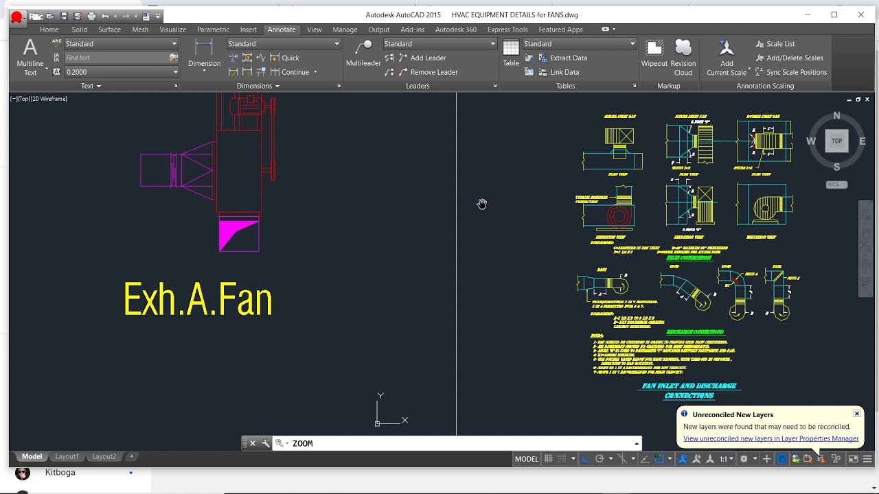 HVAC Autocad Blocks for FANS - YouTube