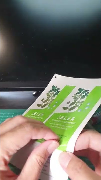 TRANSPARENT OPP STICKER FOR SEE-THROUGH LABEL #printing #digitalprinting #label #design - YouTube