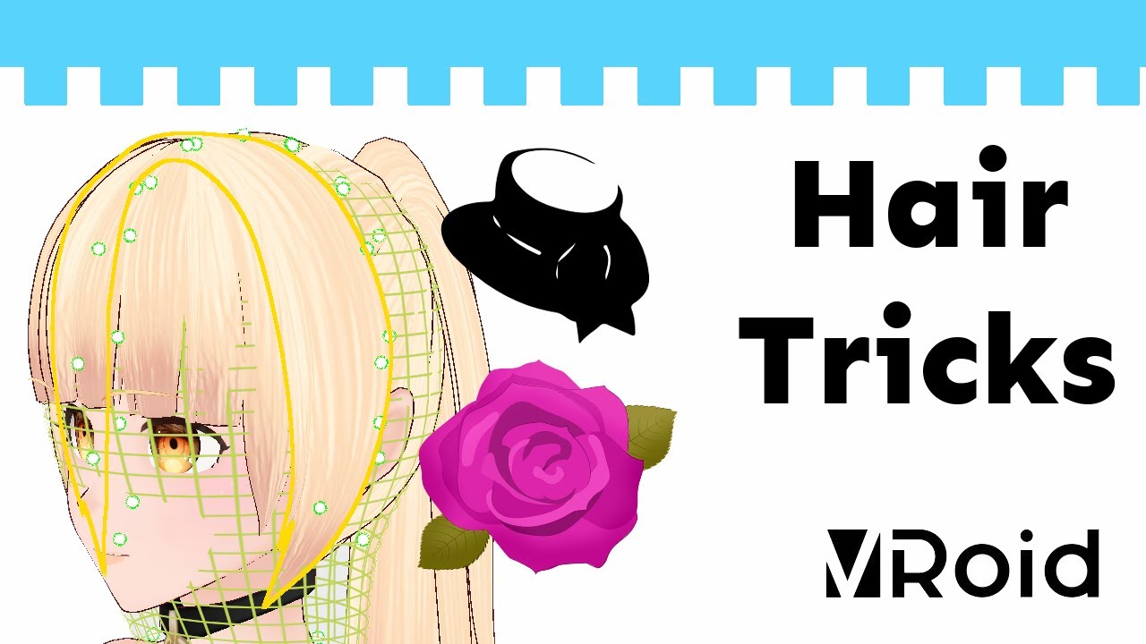 VRoid Studio Workshop - Let's Make Hair Accessories - YouTube