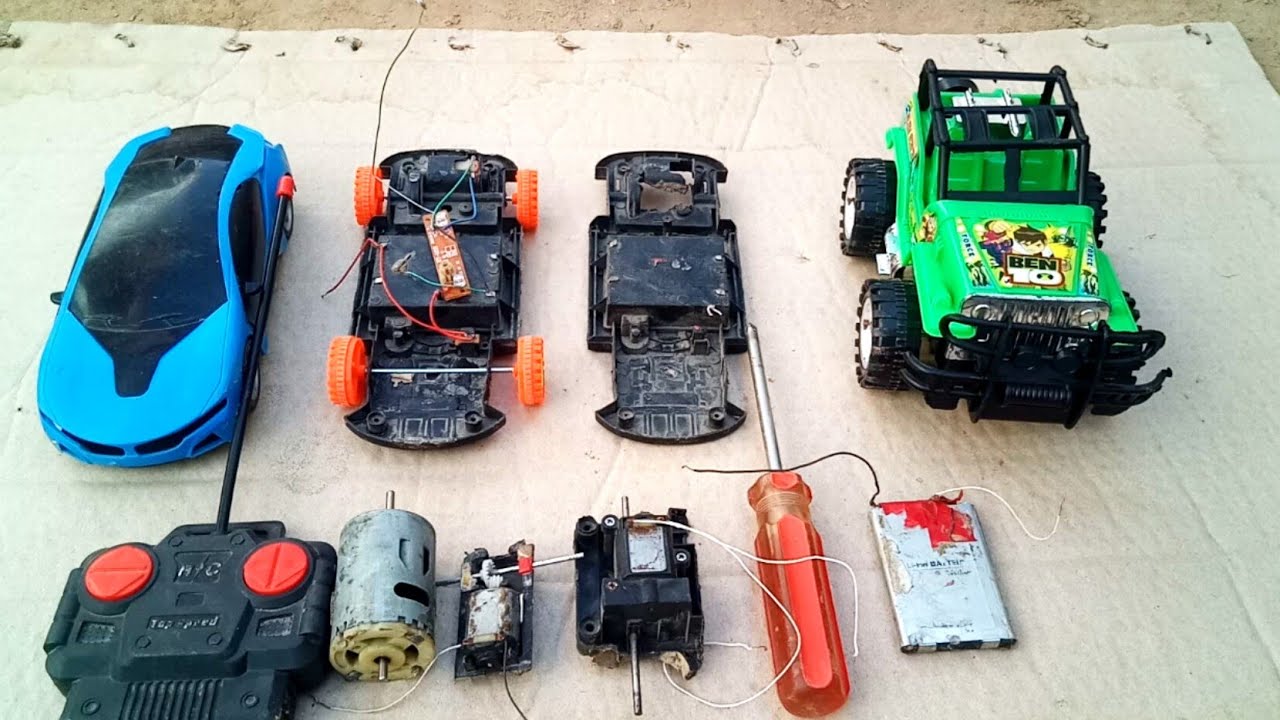 How to make mini car at home | Remote control car making with cardboard ...