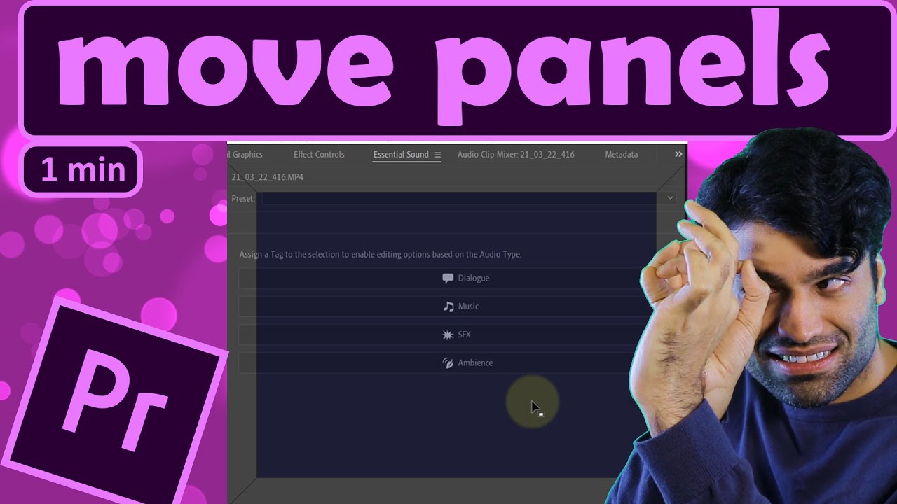 How To Move Panels In Premiere Pro YouTube How To Move Panels In Premiere Pro YouTube