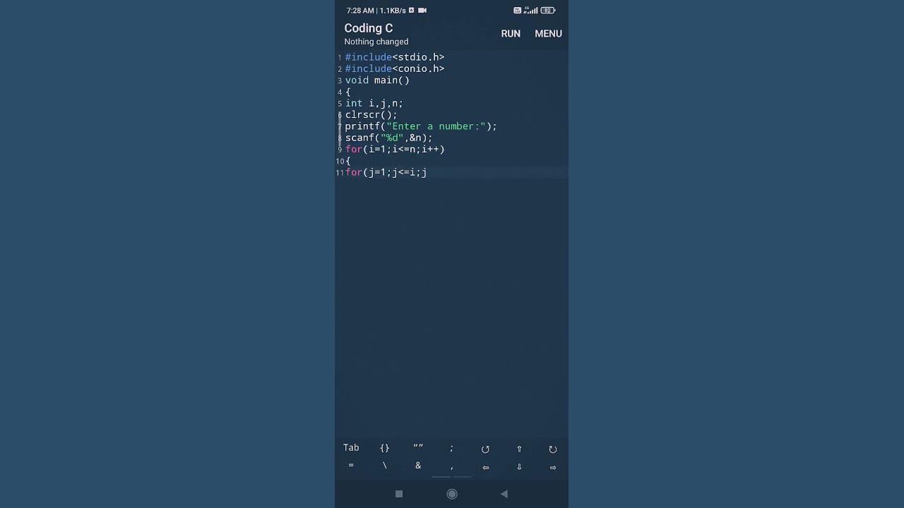 Print A Pattern By Using For Loop In C Shorts Shortvideo Coding Codinglife