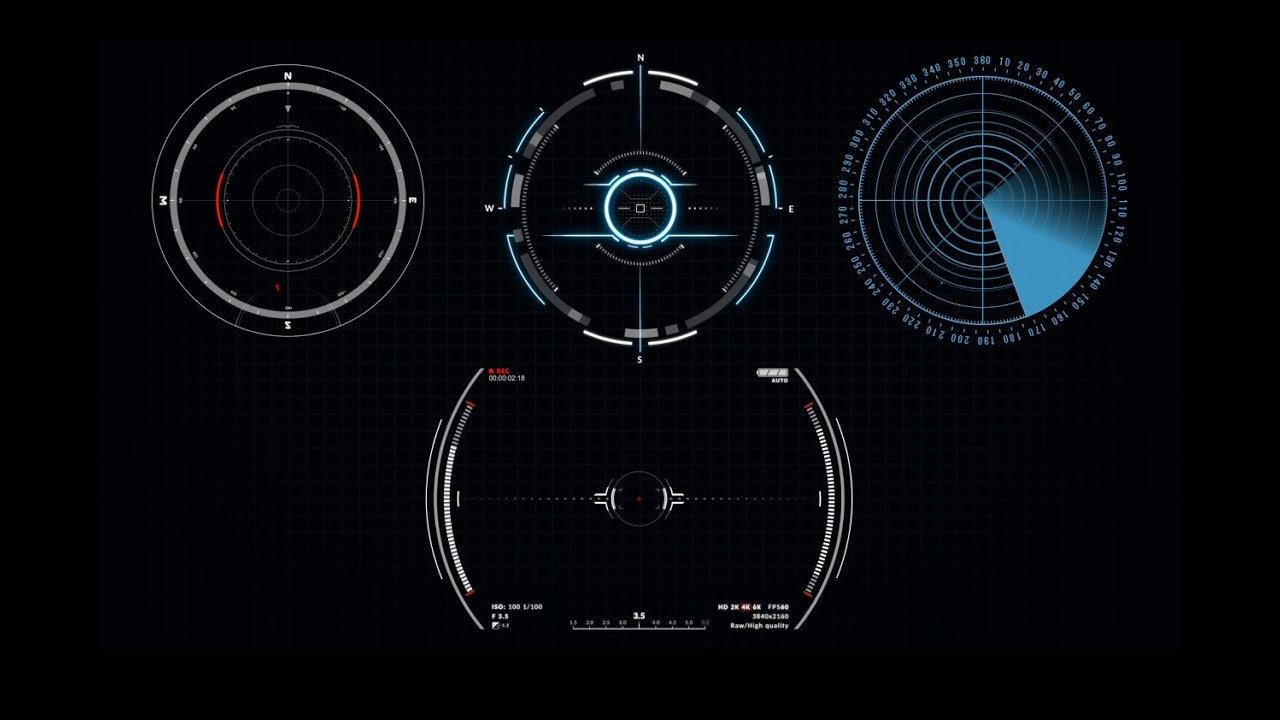 Motion Graphic HUD - YouTube