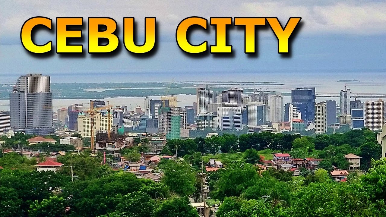 Panoramic View of Modern Cebu City Viewed from Mr. A Cafe, Busay, Cebu ...