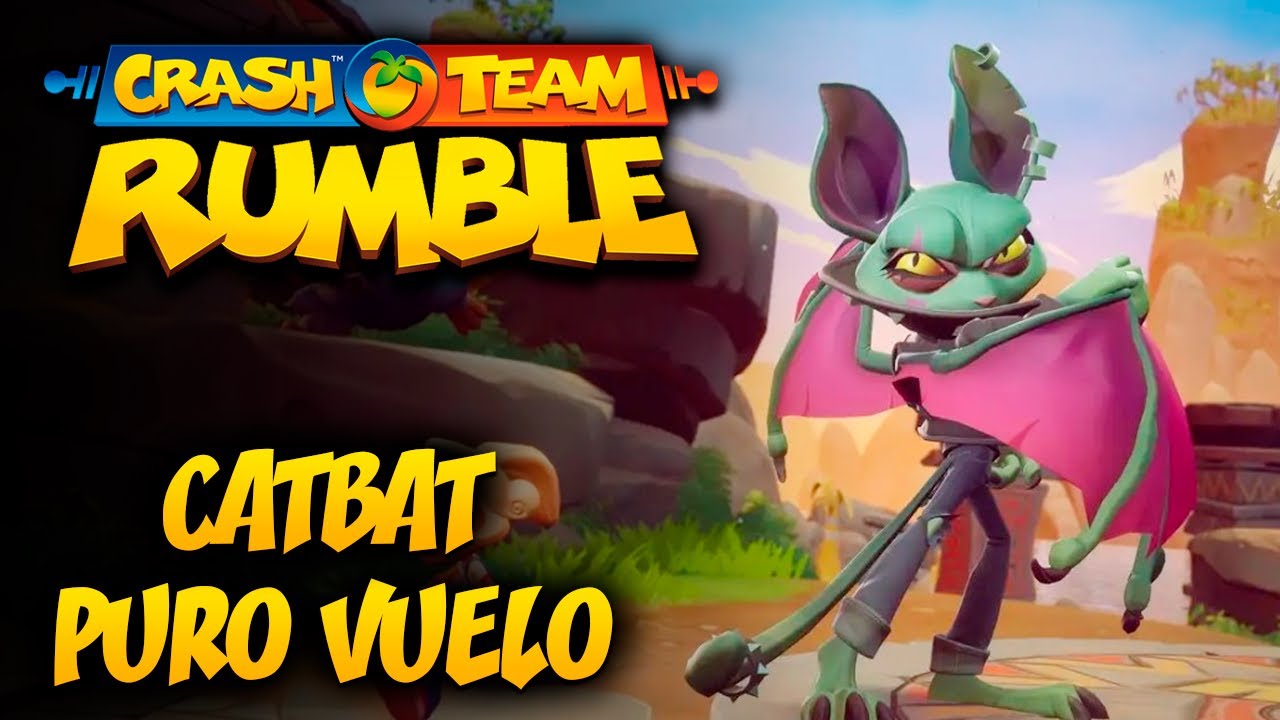 ¡CatBat hace Locuras en el Aire! - Crash Team Rumble | Online ...