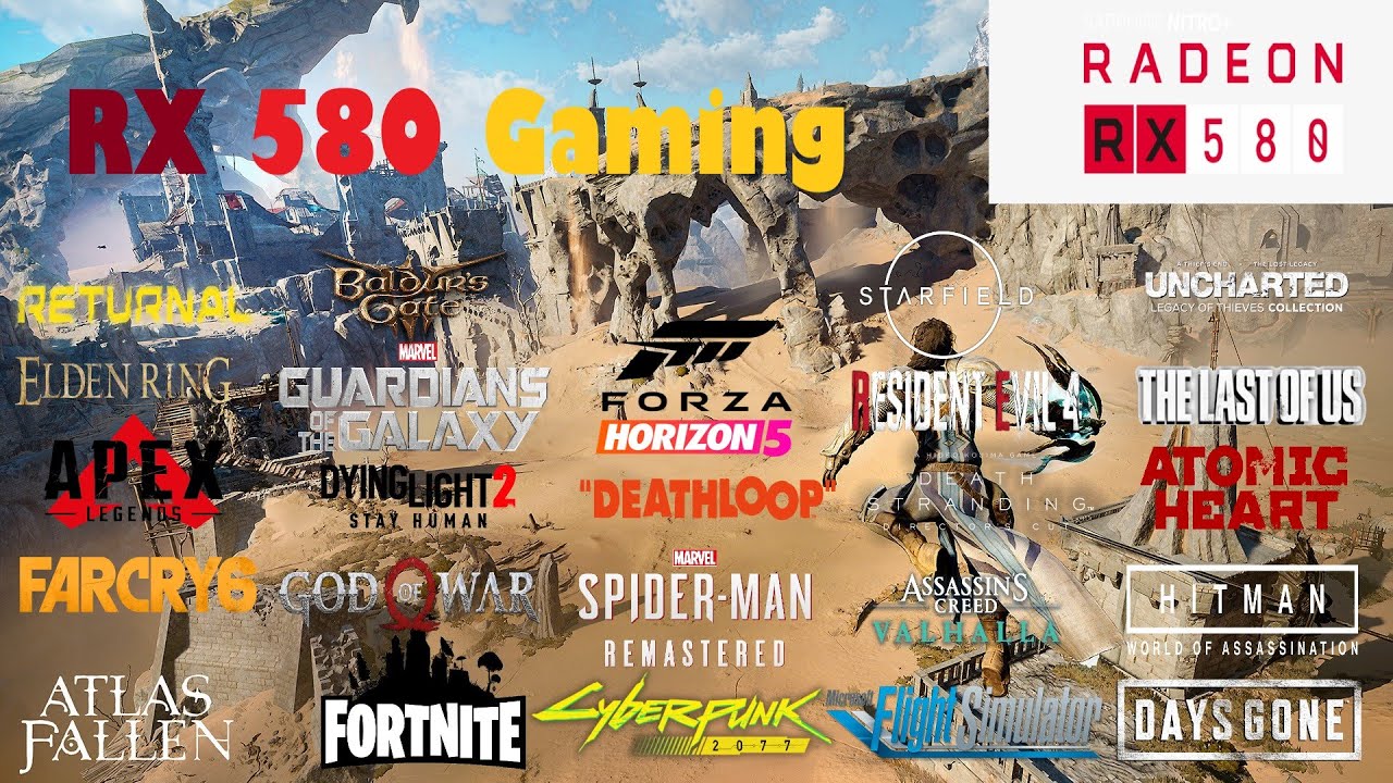 RX 580 Gaming in 2023 - Test in 37 Games - YouTube