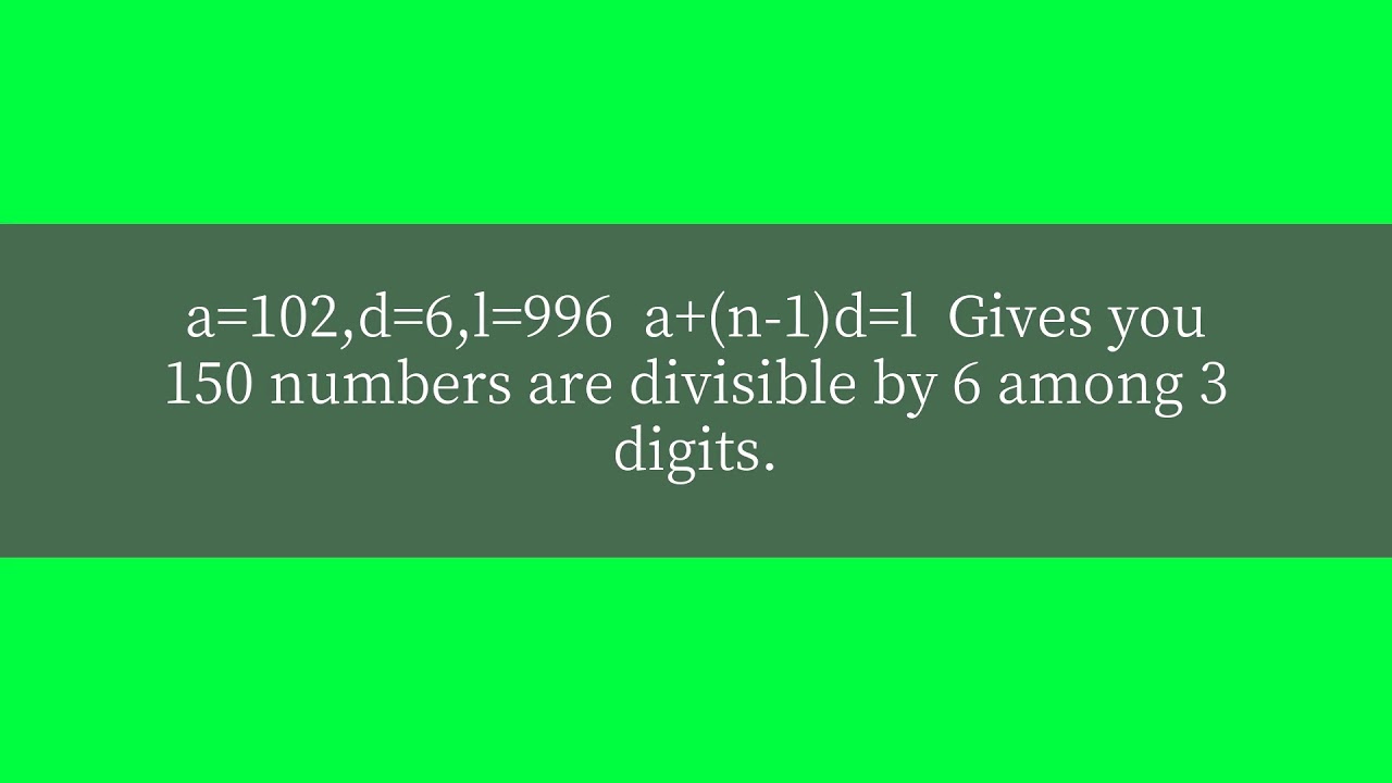 How Many 3 Digit Numbers Are Divisible By 6 In All YouTube how-many-3-digit-numbers-are-divisible-by-6-in-all-youtube