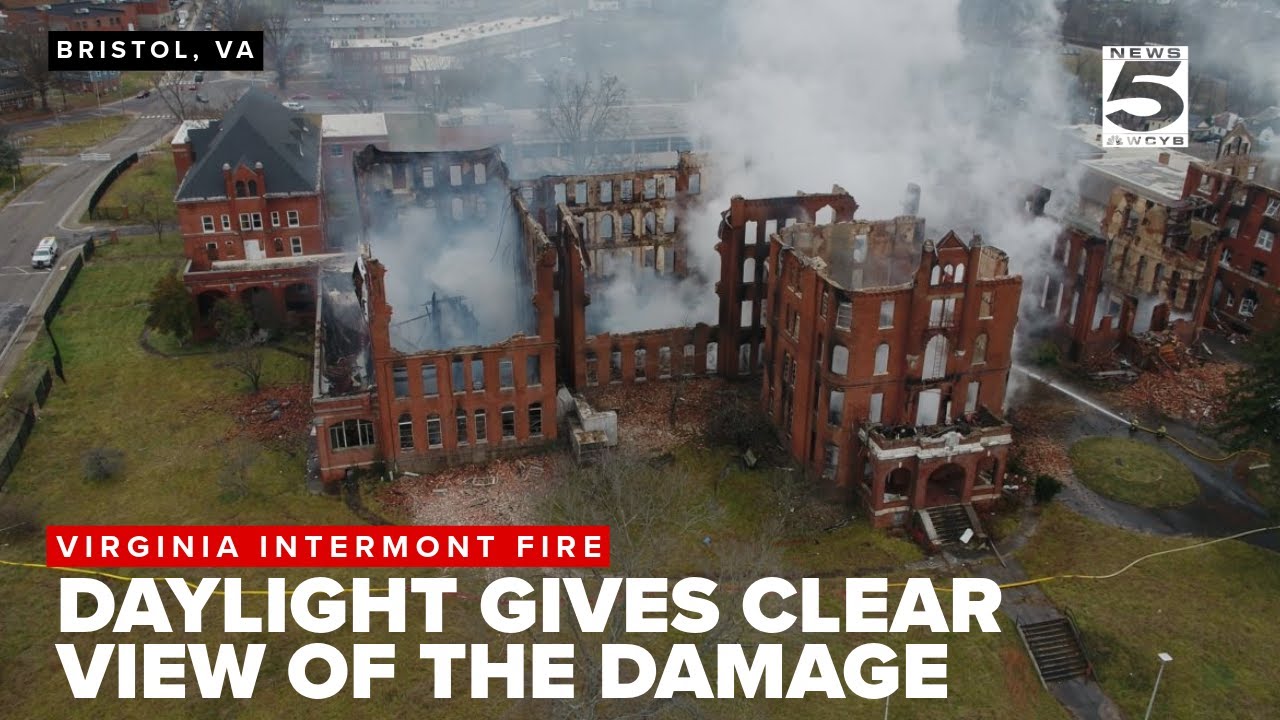 SKY 5: Aerial view of the former Virginia Intermont College during the ...