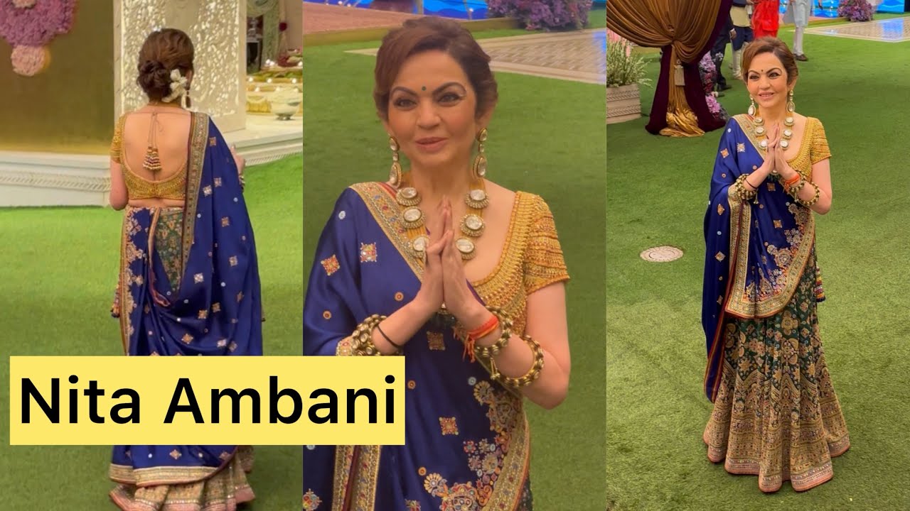 Nita Ambani Looking Beautiful in This outfit At anant Ambani Radhika ...