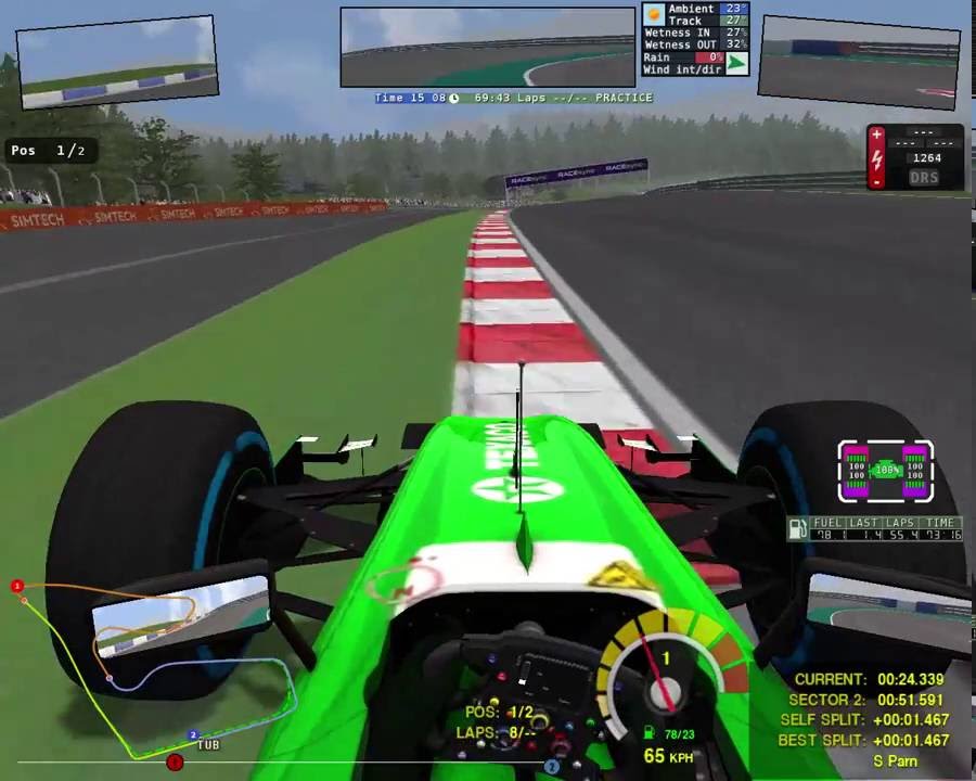 EVAL F1 2016 Austria GP Test Day | rFactor - YouTube