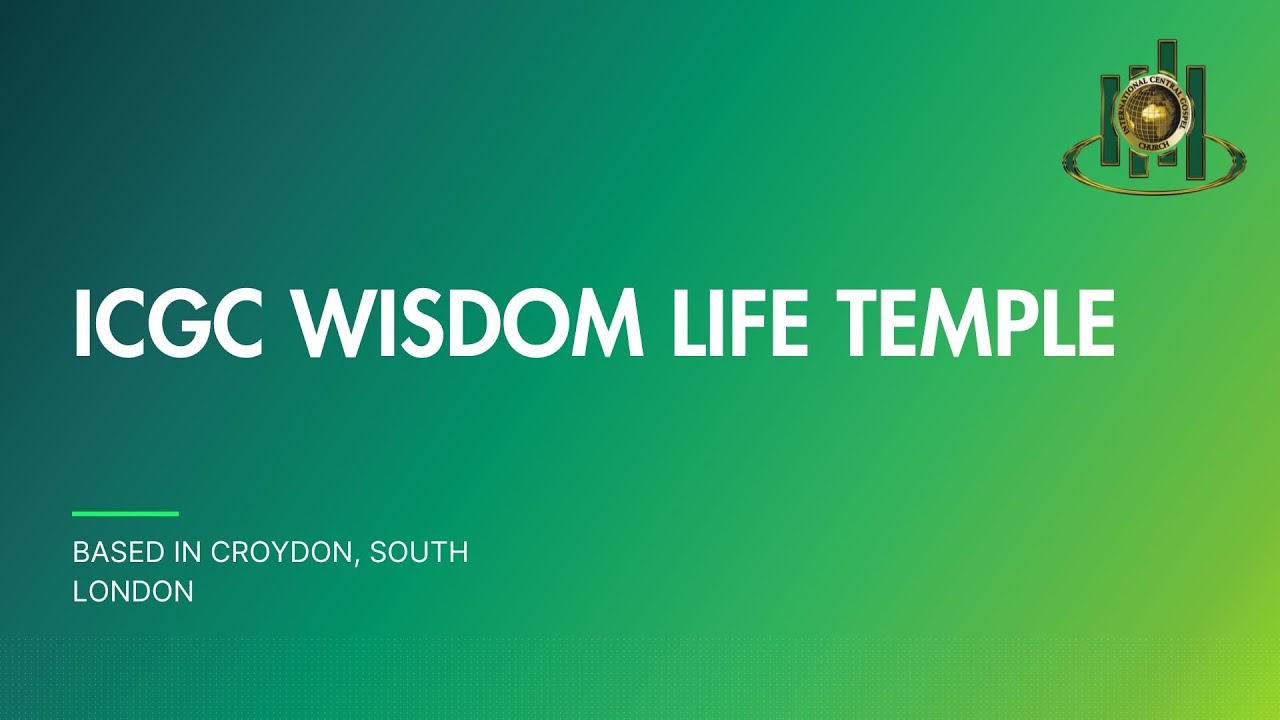 ICGC WISDOM LIFE TEMPLE- Crossover Service - YouTube