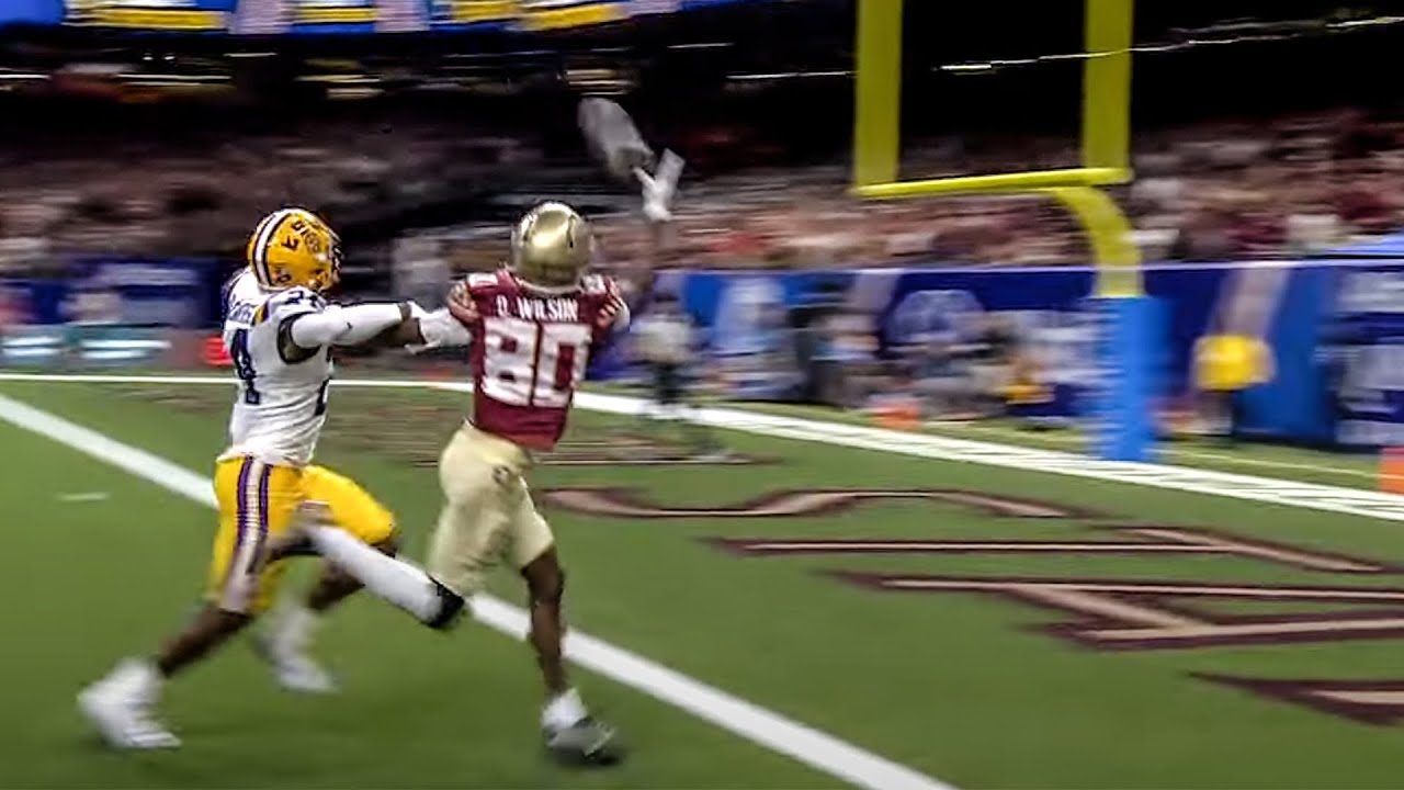 Ontaria Wilson with the ONE-HANDED touchdown catch 😳 - YouTube
