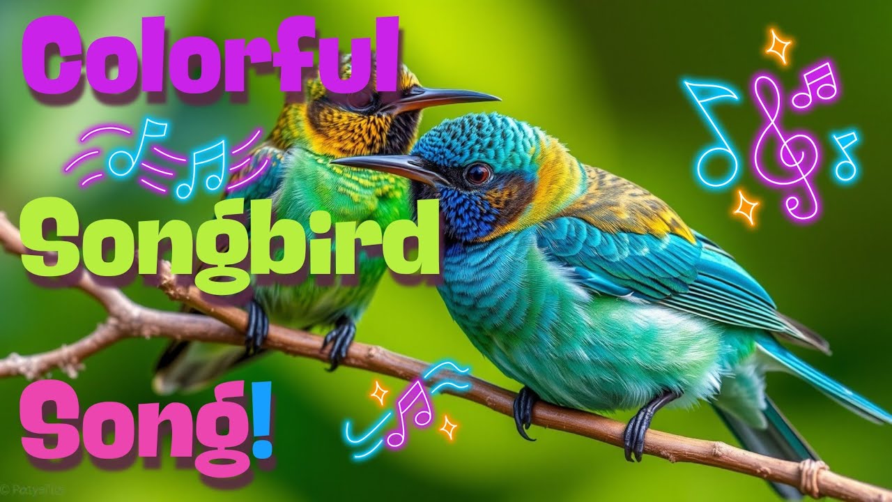 Colorful Songbird Music Serenade | Cheerful Jungle Tunes for Kids - YouTube
