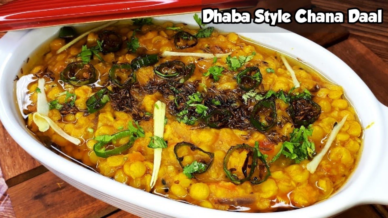 Dhaba Style Chana Daal Recipe | Daal Tadka | Easy Recipe | Tasty recipe ...