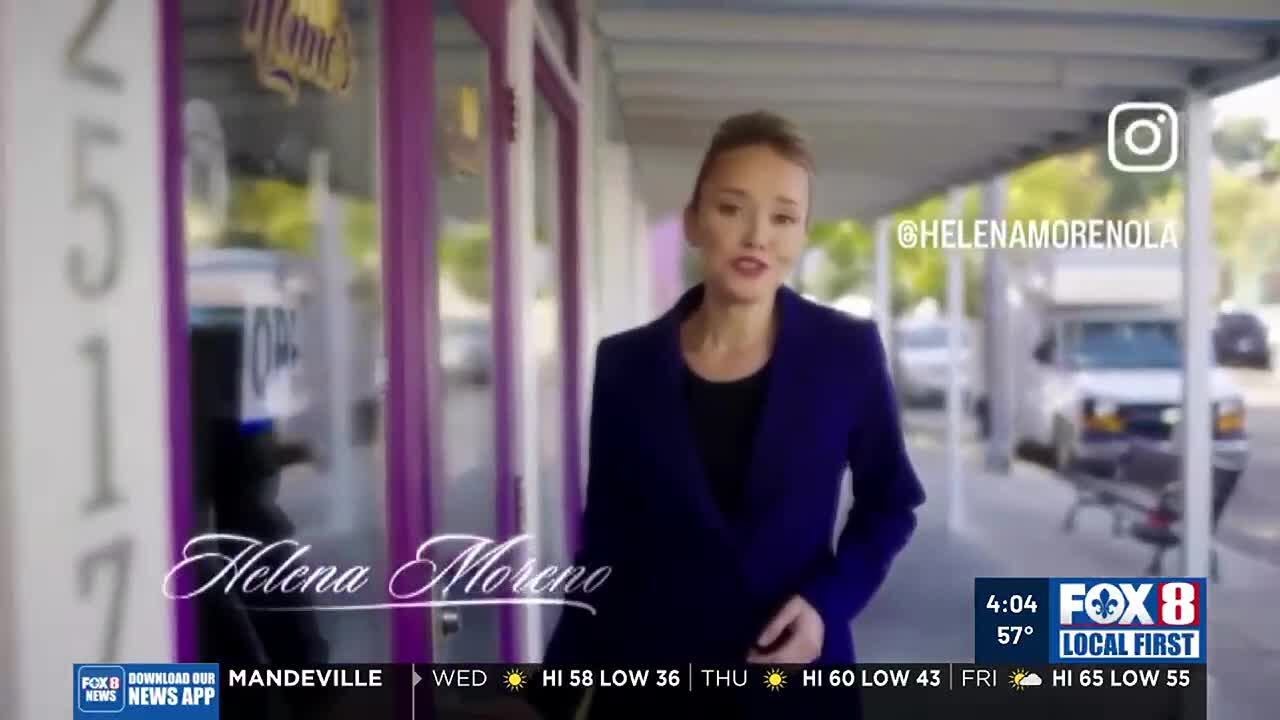 Helena Moreno announces run for New Orleans mayor - YouTube