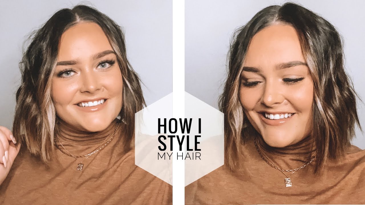 HOW I STYLE MY HAIR | SHORT HAIR TUTORIAL | TOOLS & PRODUCTS - YouTube