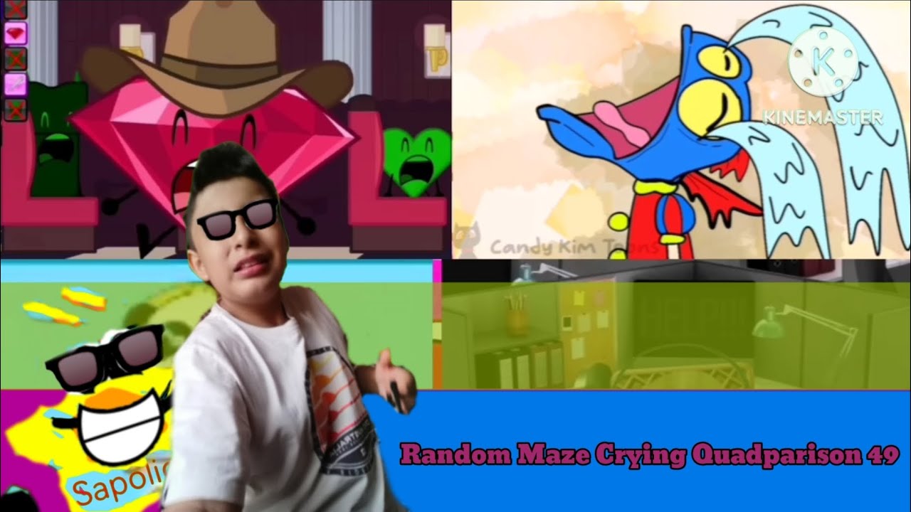 Random Maze Crying Quadparison 49 - YouTube