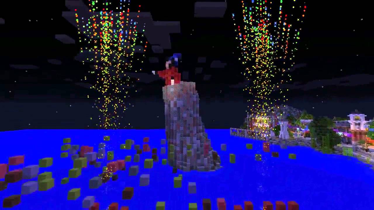 World of Color (Minecraft) - Sneak Peak Hyperion Parks - YouTube