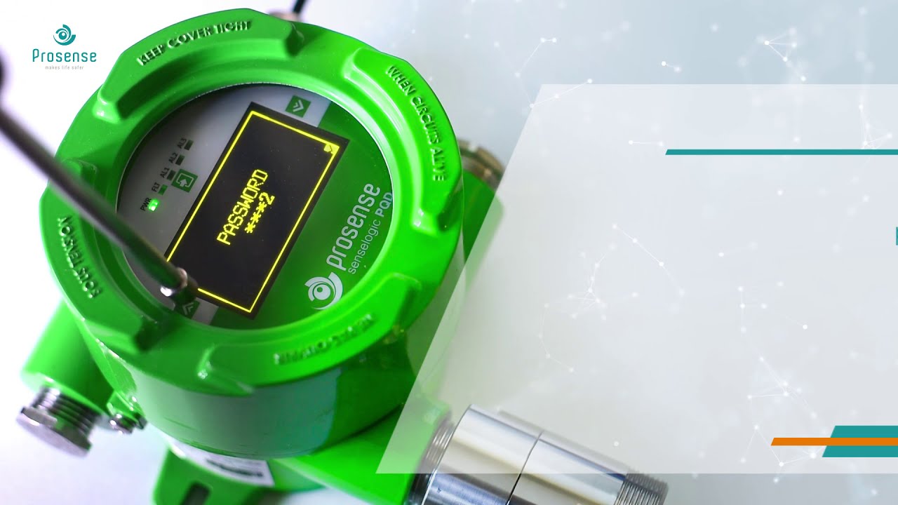 Prosense PQD Series Gas Detector - MODBUS Address - YouTube
