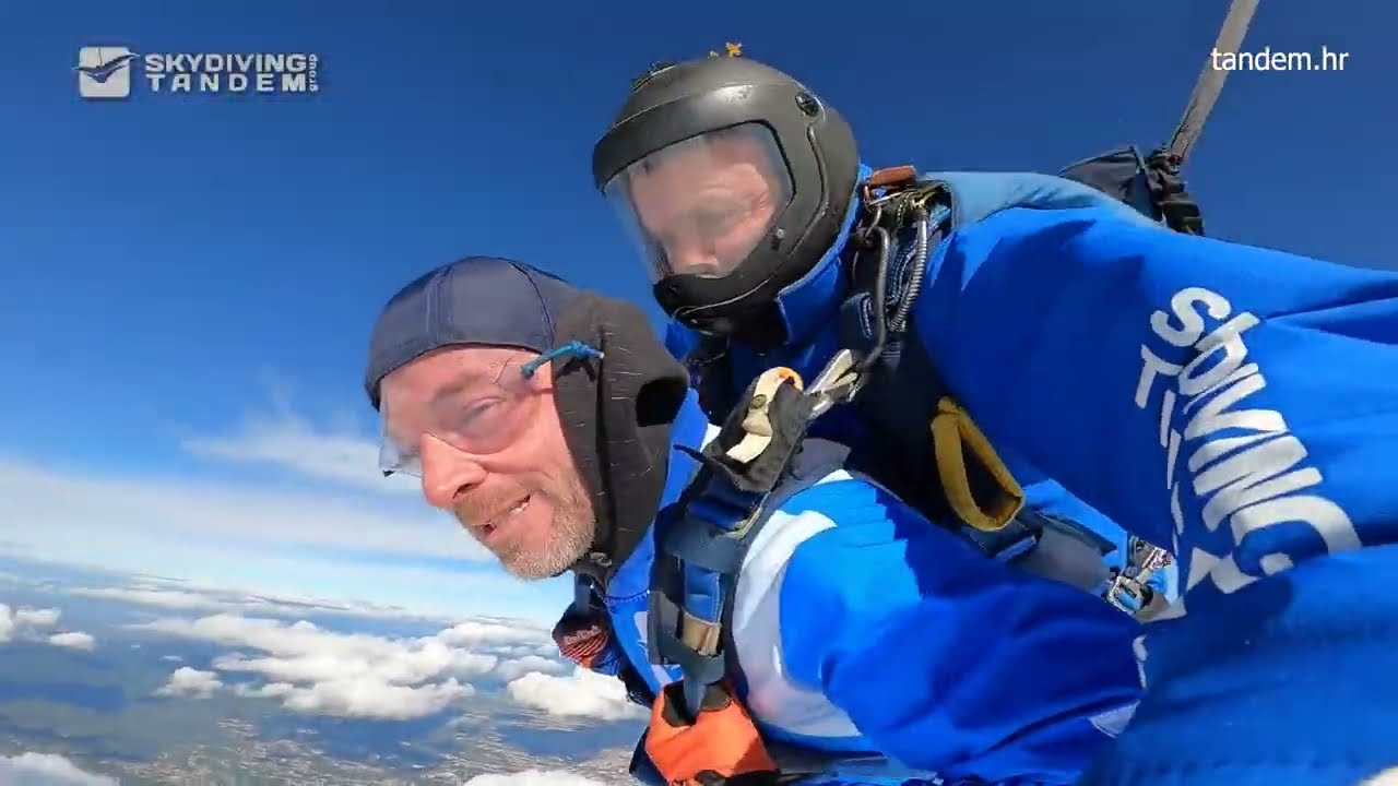 Camera tandem jump - Skydiving Croatia