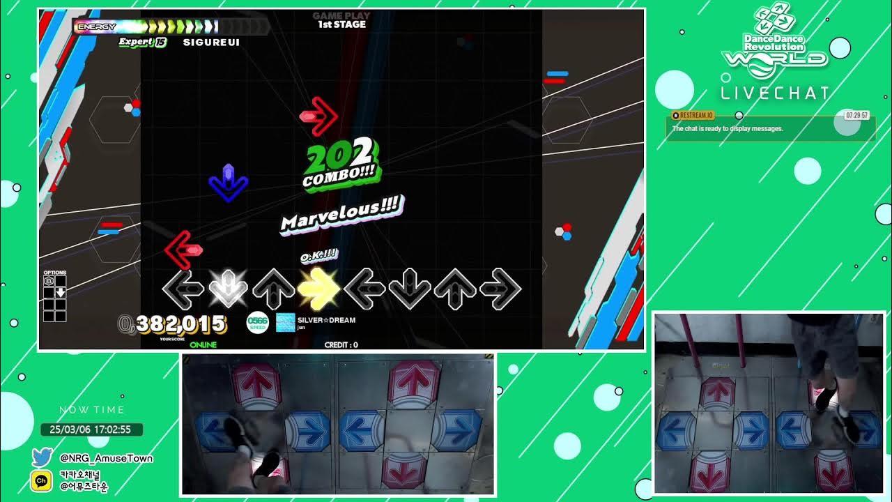 [AmuseTown] DDR Live stream - YouTube