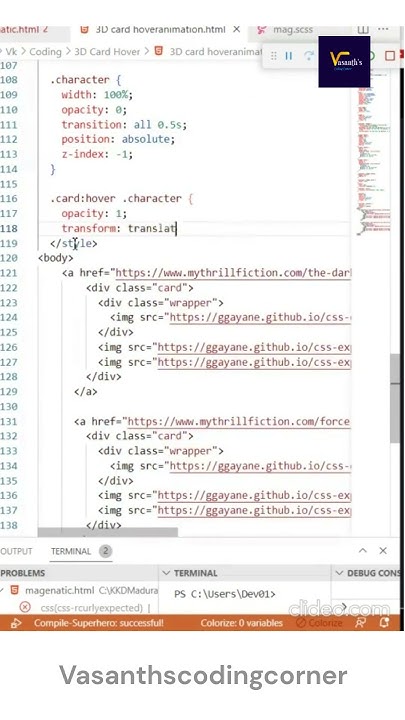3D Hover Effects Using HTML and CSS: Enhancing Website Interactivity # ...