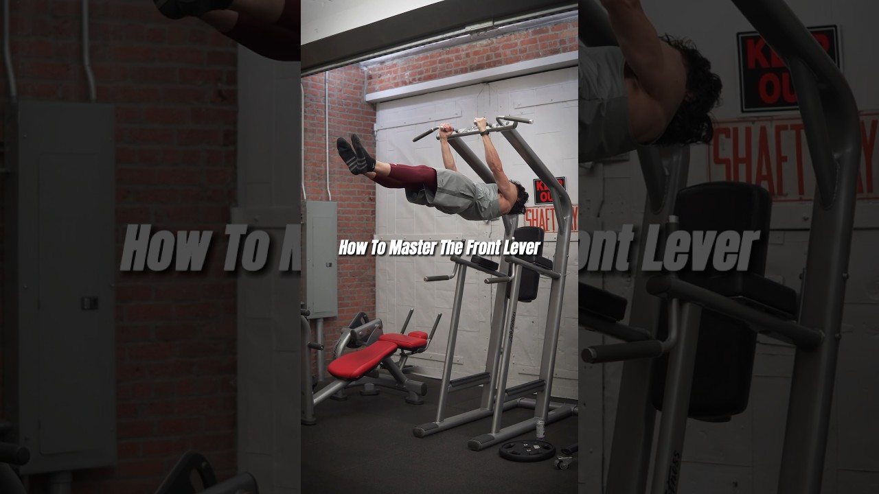 How to master the front lever #calisthenics #frontlever #frontlevertraining #calisthenicsworkout ...