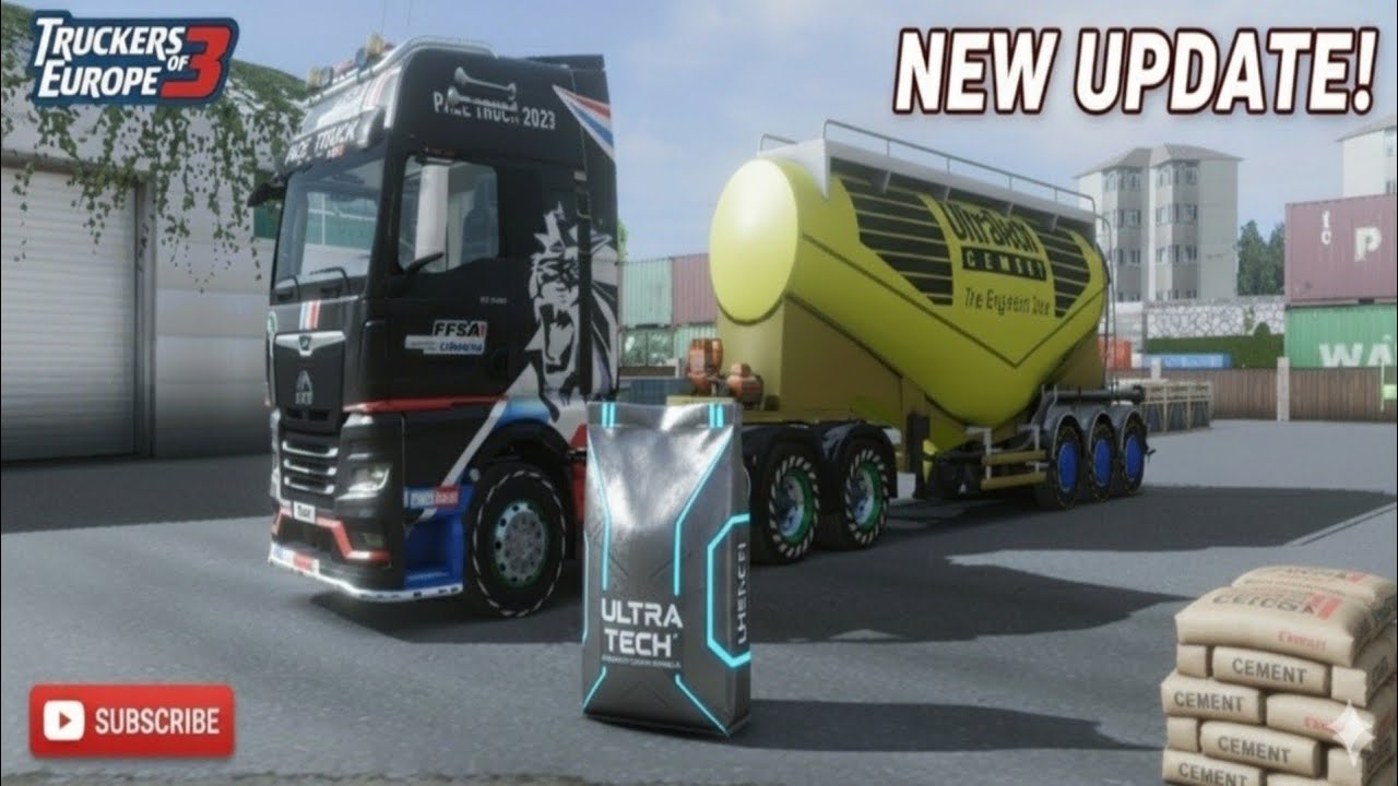 Trucker of Europe 3 UltraTech 67 tons cement 🚛 - YouTube