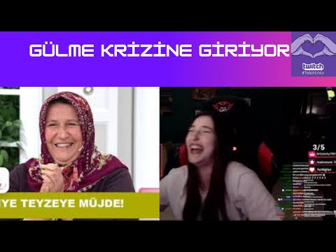 PQUEEN ESRA EROL HAYRİYE FUNNY MOMENTS İZLİYOR (GÜLME KRİZİ)