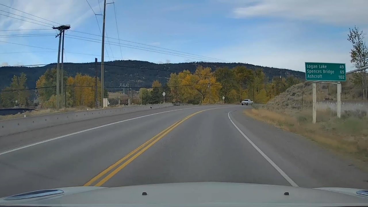 Skeena Pacific #2260 Road Trip BC Highway 8 Merritt to Spences Bridge ...