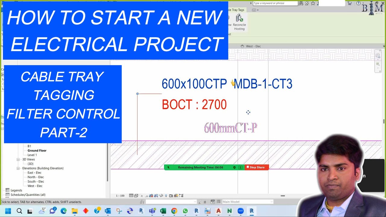 Ep-59 # HOW TO START A NEW ELECTRICAL PROJECT | CABLE TRAY TAGGING AND ...
