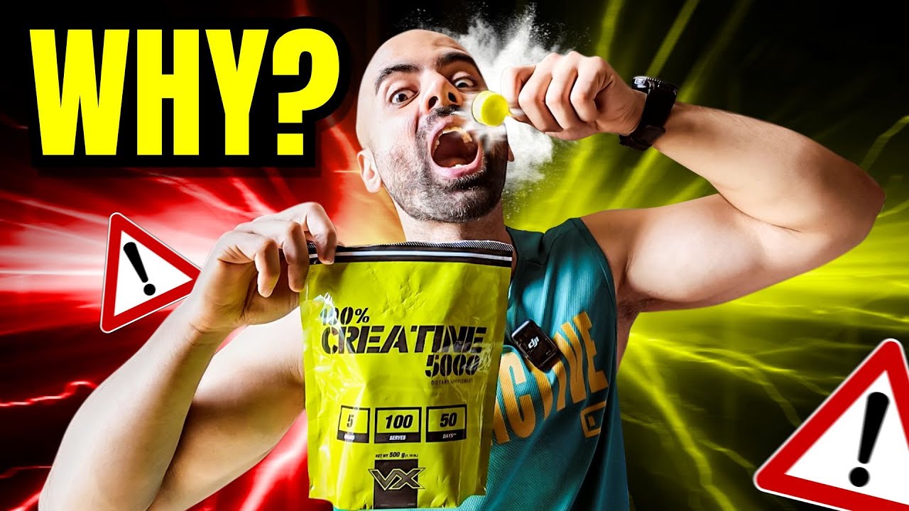 I Tried Dry Scooping Creatine… Big Mistake? - YouTube