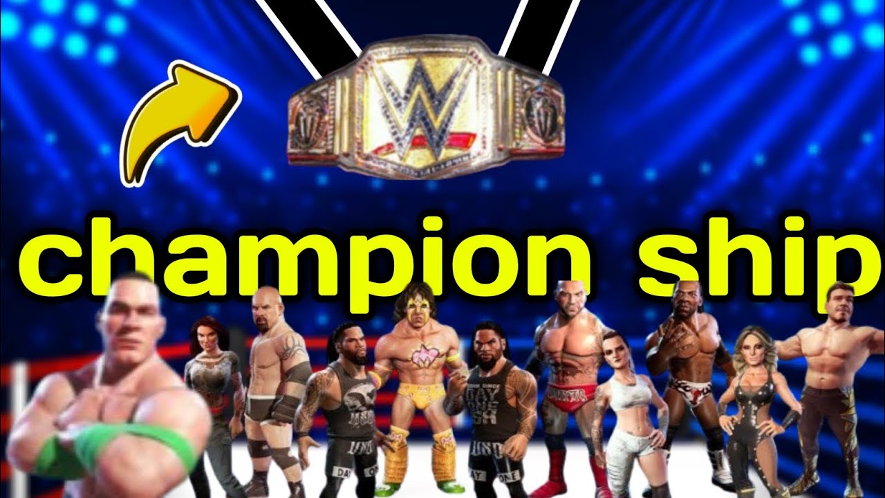 WWE 20 match battle royal and championship - YouTube