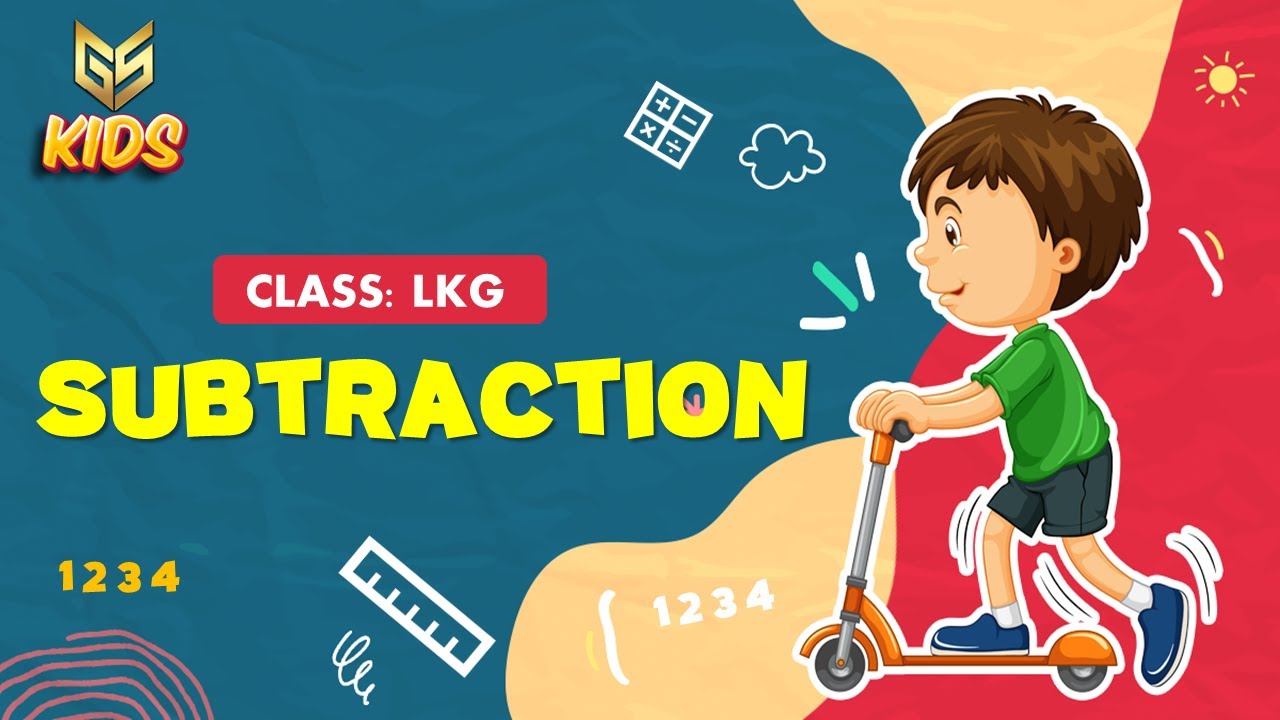 Let's learn about Subtraction - LKG (Math) Gyansrota Kids - YouTube