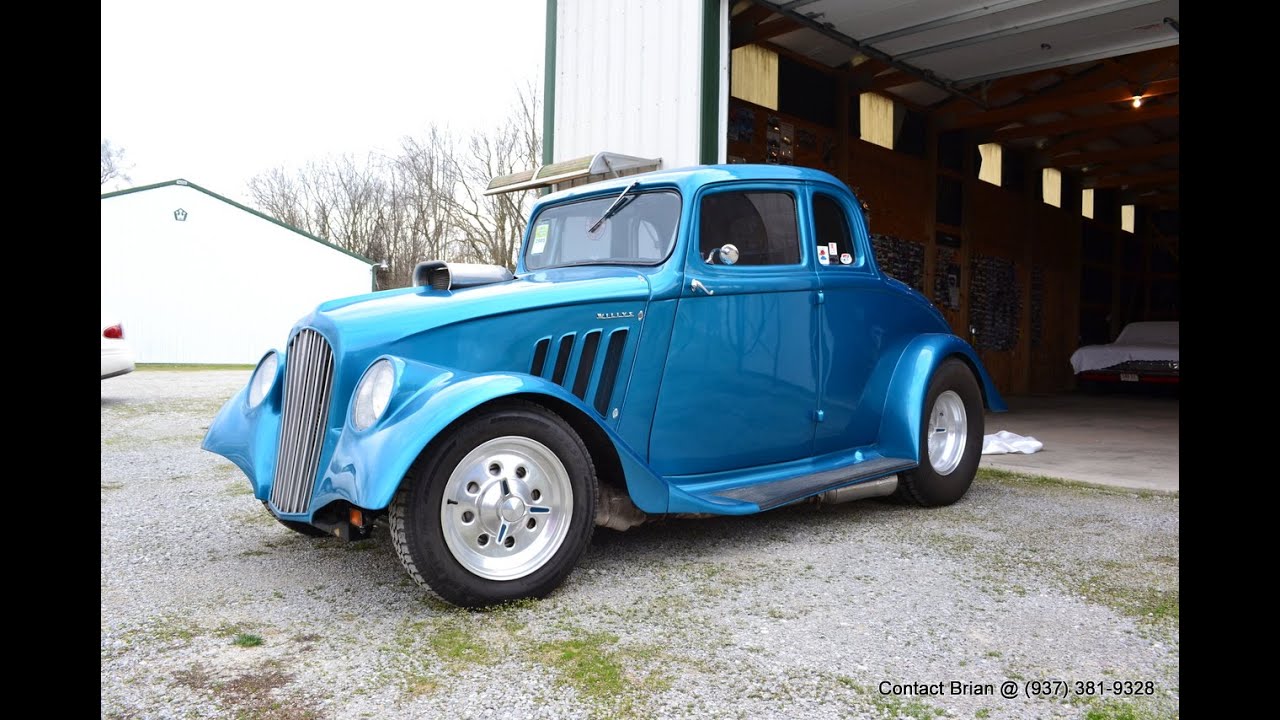 1933 Willys Model 77 Pro Street Coupe | 383 Big Block Mopar - YouTube