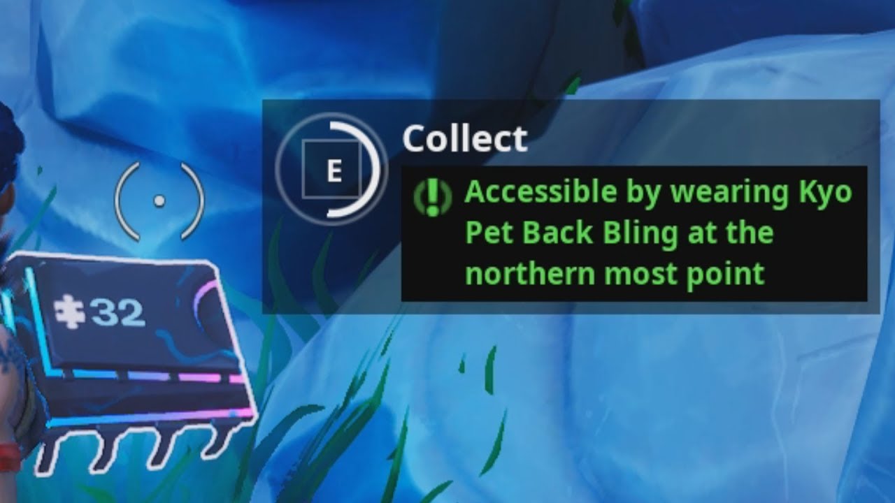 Fortnite Fortbite #32 - Accessible by wearing KYO pet Back Bling at the ...