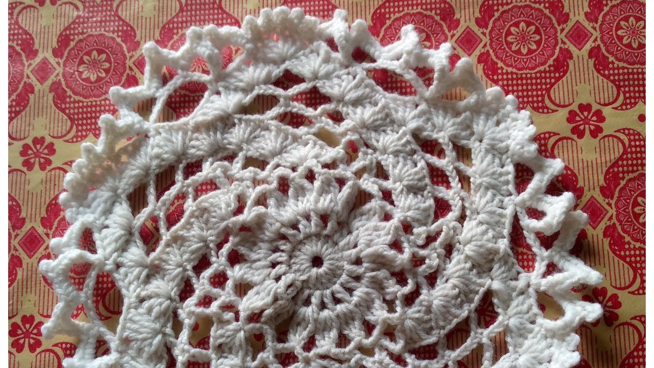 Kroshia ka design/New pattern/circle rumal/Cushion design/Jannatcrafts ...