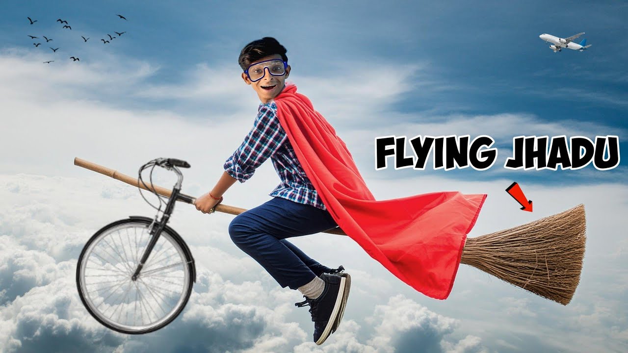I Built Real Flying Jhadu Like Harry Potter - उड़ने वाला झाड़ू Will It ...