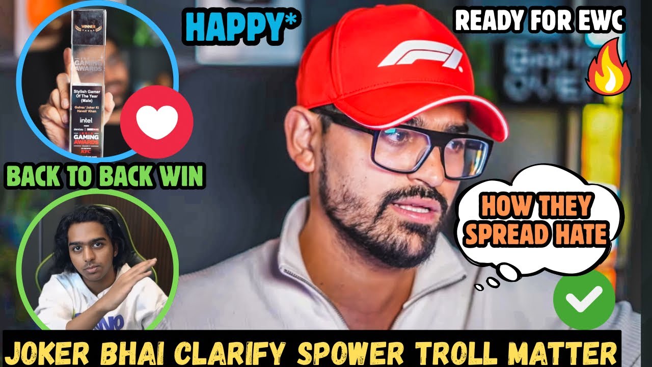 JOKER BHAI🚀CLARIFY SPOWER TROLLING MATTER JOKER BHAI HAPPY BACK 2 BACK ...