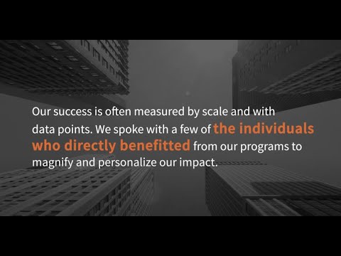How Bloomberg Associates Positively Impacts Individual Lives - YouTube