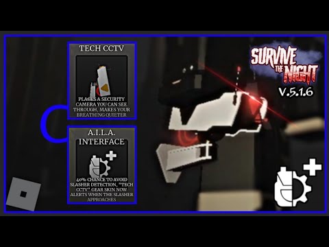 Roblox Survive The Night - Tech CCTV(Gear) with A.I.L.A. Interface(Perk ...