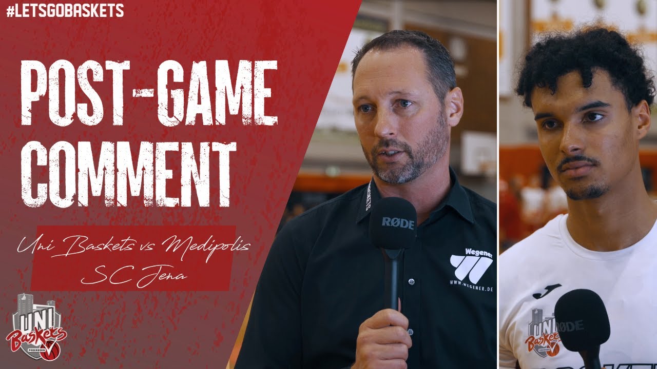 Post Game Comment:Uni Baskets Paderborn VS Medipolis SC Jena | Coach ...